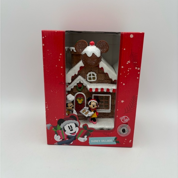 Disney | Holiday | Disney Village Mickey Minnie Gingerbread House Led ...